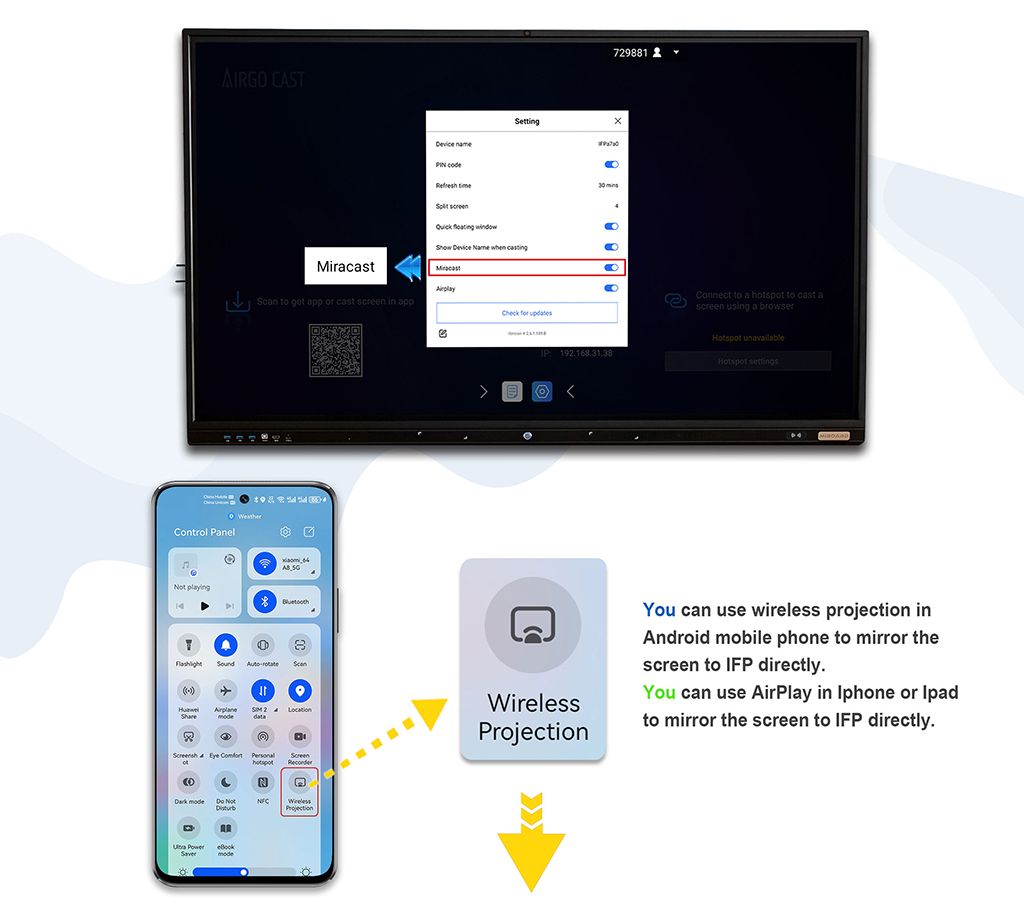 MiBoard IFP110 V14.V2
